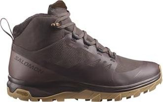 Salomon OUTsnap CSWP W Chaussures pour femme avec technologie ClimaSalomon Waterproof Bottes pour les activit&eacute;s de plein air dans la neige et la glace, Marron