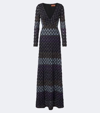 Missoni Robe longue en lam&eacute;