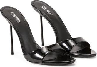 PARIS TEXAS Mules en cuir de veau verni