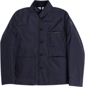 Moncler Homme, Vestes, Bleu, Taille: S Veste Chemise Matelass&eacute;e Westerlies
