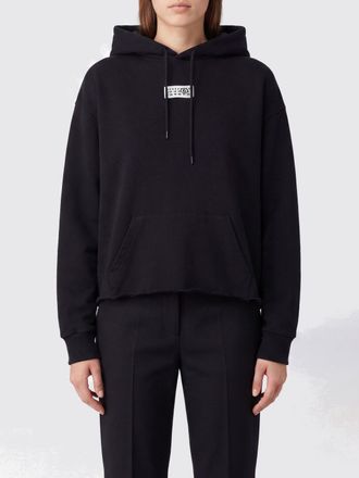 Maison Margiela Sweat &agrave; capuche en coton avec logo Numeric