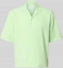 Lindbergh Cropped Freizeithemd aus Leinen-Baumwoll-Mix