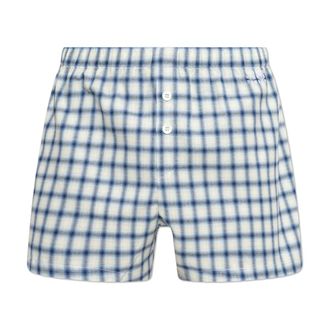 Maison Margiela Checked Pattern Boxer Shorts - - Underwear - Herren - Blau - L