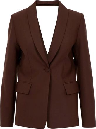 Semicouture Femme, Vestes, Brun, Taille: 38 FR Blazer