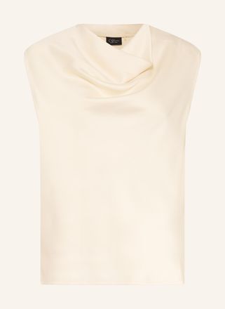 s.Oliver Black Label S.Oliver Black Label Blusentop Aus Satin weiss