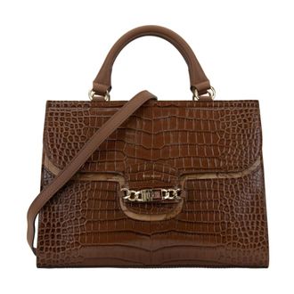 Alviero Martini 1A Classe Damen Schultertasche mit Rei&szlig;verschluss - - Bags - Damen - Braun - ONE SIZE