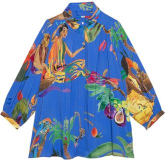 G.Kero Femme, Blouses et Chemises, Multicolore, Taille: 40 FR Luxe Blouse