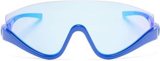 Gucci Halbrand-Sonnenbrille - Blau