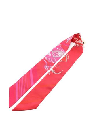 Hermès foulard Ex-libris (2021) - Rouge