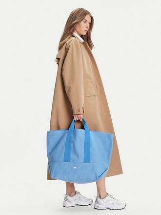 Tommy Jeans Handtasche Tommy Jeans Tjw Tote Edition Canvas AW0AW17542 Blau