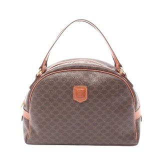 Celine Pre-owned Macadam PVC-beschichtete Canvas Leder Handtasche - - Pre-owned - Damen - Braun - ONE SIZE