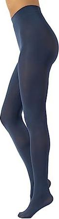 CALZITALY Collants Opaque en Douce Microfibre de Couleur | S, M, L, XL, XXL, 3XL, 4XL | 80 DEN | Fabriqué en Italie (3XL, Bleu Jeans)