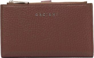 Orciani Femme, Accessoires, Brun, Taille: ONE Size Portefeuille Étui de Téléphone en Cuir Souple