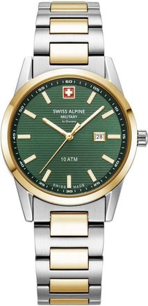 Swiss Alpine Military Swiss Alpine Military Damen Armbanduhr Argos bicolor gr&uuml;n 34mm Quarz 10Atm 7767.1144 - - Accessories - unisex - Gr&uuml;n - ONE SIZE