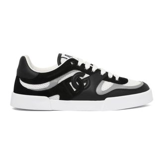 Dolce & Gabbana Schwarze Portofino Sneakers - - Shoes - Herren - Mehrfarbig - 40 EU