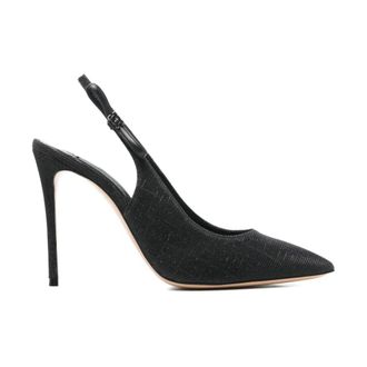 Casadei Triniton Sling Back - Femme - Chaussures - Noir - Taille: 39 EU