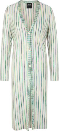 Marc Cain Langer Strickcardigan - - Knitwear - Damen - Mehrfarbig - M