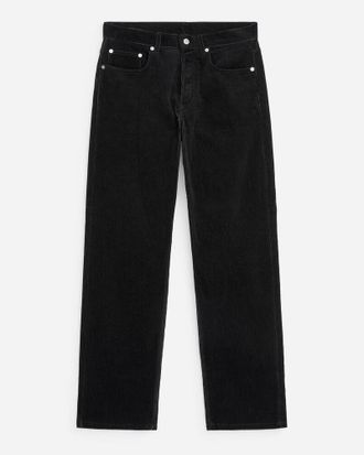 Arket OCEAN Loose Straight Cordhose -Schwarz