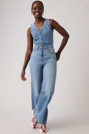 Levi's Denim Wide Leg Jumpsuit - Damen - Blau / Blau