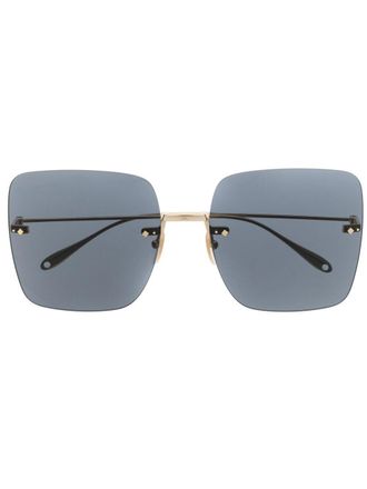 Gucci lunettes de soleil GG1147S &agrave; monture carr&eacute;e - Or