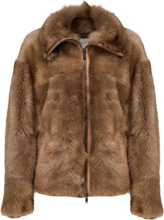 VSP Vsp, Femme, Vestes, Beige, Taille: 40 FR Bea Shearling Jacket