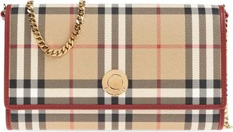 Burberry Femme, Accessoires, Beige, Taille: ONE Size Hannah Chain Wallet