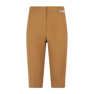 GCDS Cupro Tailoring Capri Hose - - Trousers - Damen - Braun - L