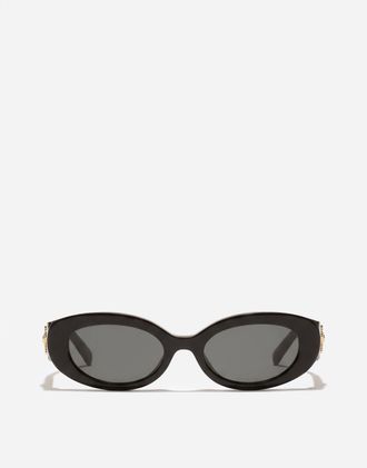 Dolce & Gabbana Devotion Sunglasses - Frau Neuheiten Schwarz Acetat Onesize