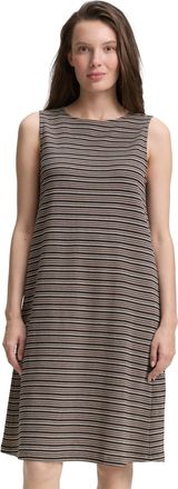 Tom Tailor Damen 1047639 Jacquard Kleid, 38581-Black Knit Structure Stripe, 32