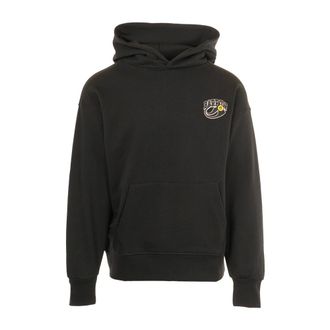 Barrow Barrow - Sweat &agrave; capuche noir avec patch ours r&eacute;tro - Homme - Sweatshirts et sweats &agrave; capuche - Noir - Taille: M