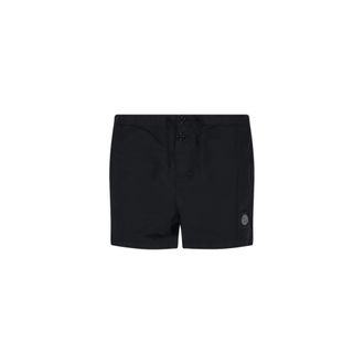 Stone Island Homme, Maillots de bain, Noir, Taille: M Nylon Swim Shorts