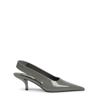 Toteme Slingback Pumps aus Kalbsleder - - Shoes - Damen - Grau - 37 EU