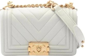Chanel Sac bandouli&egrave;re vintage doccasion - Femme - Pre-owned - Gris - Taille: ONE Size