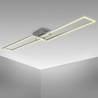 B.K.Licht LED Deckenlampe schwenkbar, warmweiße Lichtfarbe, 40 Watt, 4000 Lumen, Deckenleuchte, LED Lampe, Wohnzimmerlampe, Schlafzimmerlampe, Küchenlampe, 110x