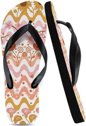 Generic Tongs unisexes pour homme, chaussures de jardin, piscine, sandales &agrave; semelle plate, chaussures de douche, pour femmes, adolescentes, filles, cadeaux, 