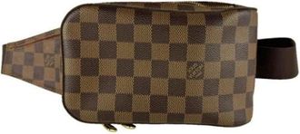 Louis Vuitton Sac bandouli&egrave;re Damier en toile Pre-owned - Homme - Pre-owned - Brun - Taille: ONE Size