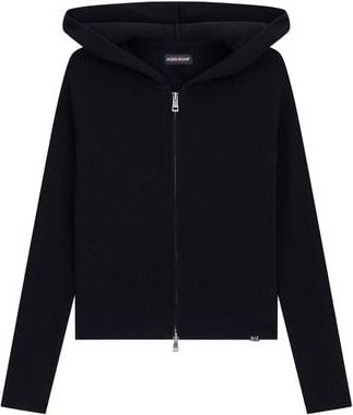 Guess Cardigan c&ocirc;tel&eacute; zipp&eacute; &agrave; capuche