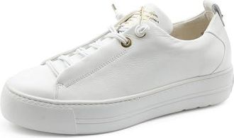 Paul Green Femme Sneaker Chaussure de Gymnastique, mastercalf White/Gold, 38.5 EU