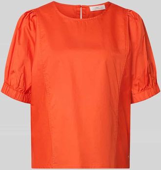 Fynch-Hatton Regular Fit Bluse mit Puff&auml;rmeln Modell SOLID