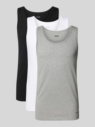 HUGO BOSS Tank Top mit Label-Detail im 3er-Pack Modell Modern