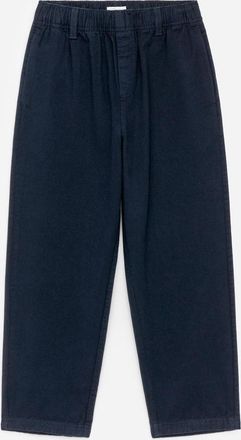 Arket Baumwoll-Chino Mit Schmal Zulaufendem Bein -Blau
