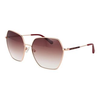 GANT Femme, Accessoires, Rose, Taille: ONE Size Lunettes de Soleil Femme Or Rose D&eacute;grad&eacute; Marron