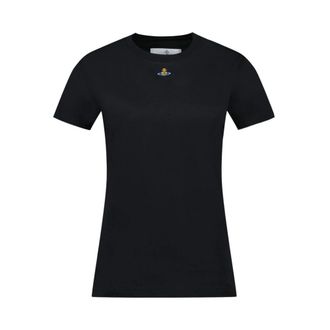 Vivienne Westwood Orb Peru T-Shirt - - Tops - Damen - Schwarzk - M