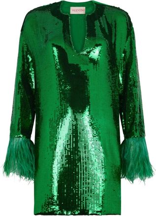 Valentino Garavani Femme, Robes, Vert, Taille: 42 FR &Eacute;l&eacute;gant chemisier avec d&eacute;tails en dentelle