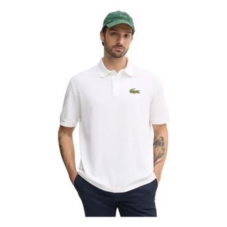 Lacoste Homme, Tops, Blanc, Taille: 2XS Polo L.12.12 Piqu&eacute; Badge Coupe Ample