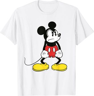 Disney Mickey Mouse Angry Mickey Sleeve T-Shirt