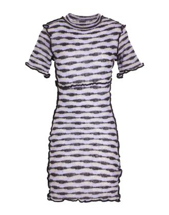 8 by YOOX MOHAIR BLEND KNIT SHORT SLEEVE DRESS