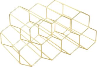 Generic Weinregal mit 3 Ebenen, stapelbares Weinregal mit 3 Ebenen - Weinregal f&uuml;r Schrank, Weinregal aus Metall mit 3 Ebenen, freistehender Weinst&auml;nder am Bo