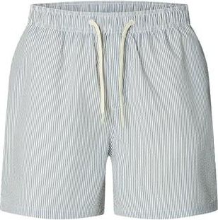 Selected Short de bain &agrave; rayures