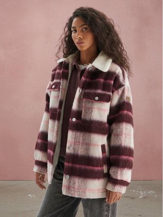 Roxy Hemdjacke Passage Of Time ERJJK03670 Dunkelrot Relaxed Fit